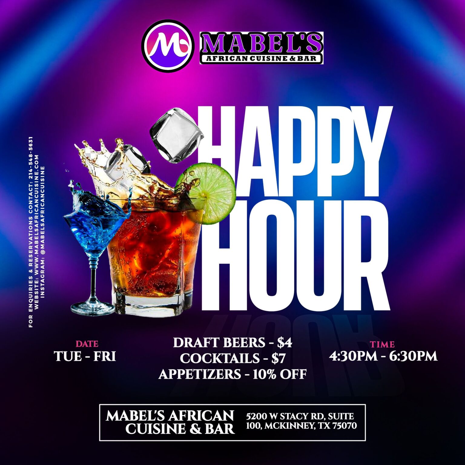 Home - Mabel's African Cuisine & Bar - Best Jollof rice, Fried Rice ...